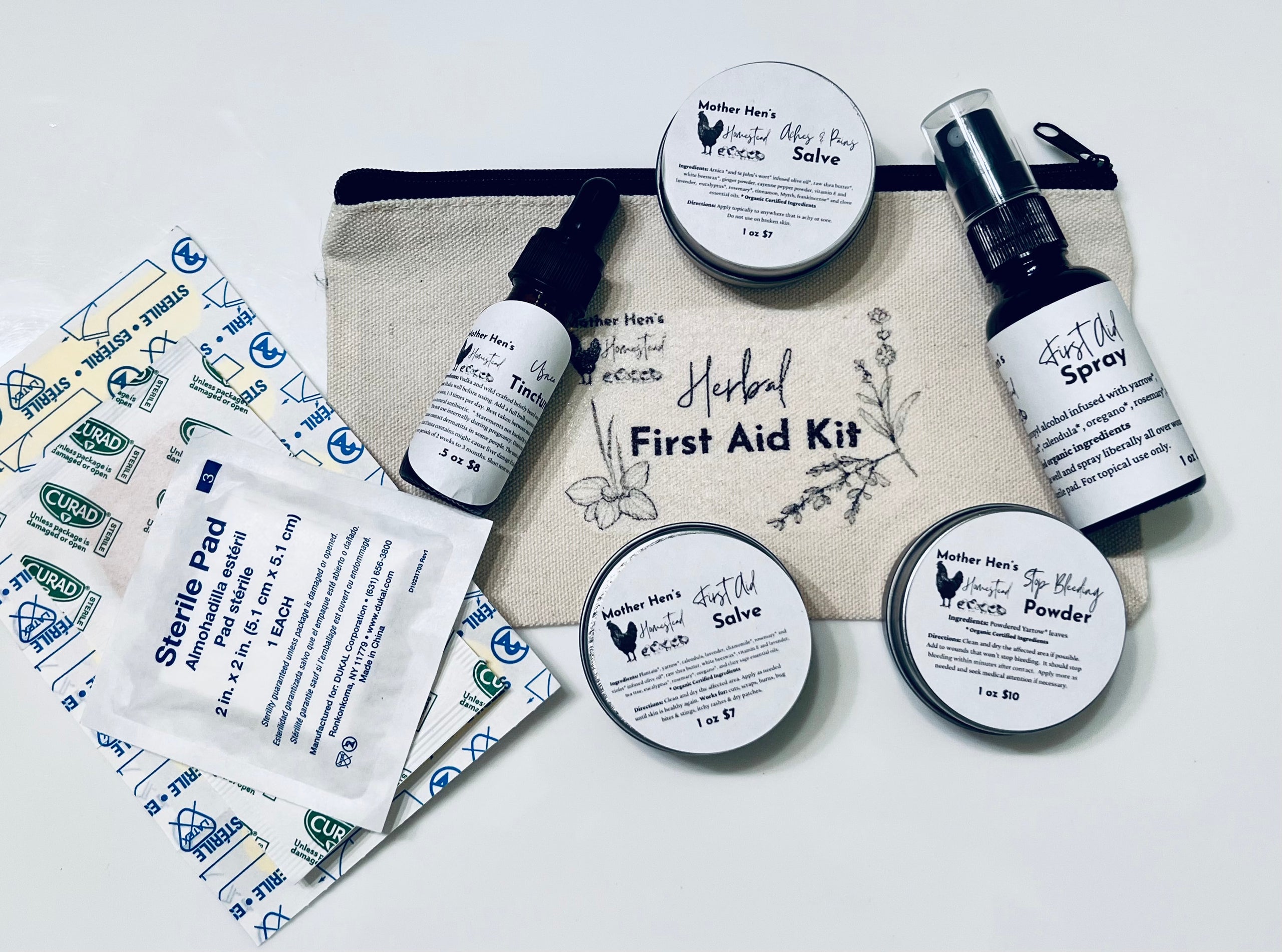 Herbal First Aid Kit | Mother Hen's Homestead